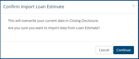 Importing Loan Estimate Data